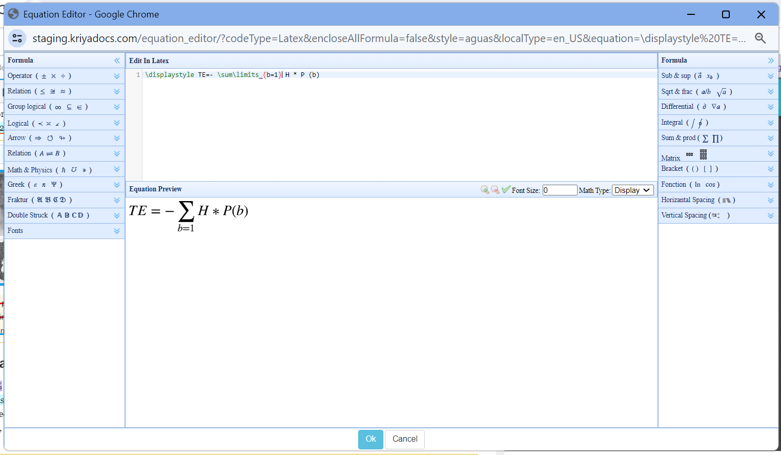 How to edit an equation?